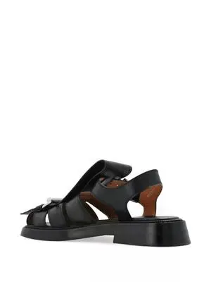 Alexander McQueen Leather Sandals - Black