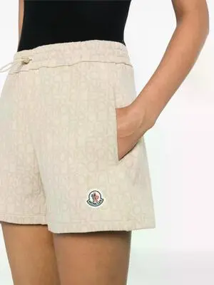 Moncler Monogram Jacquard Shorts