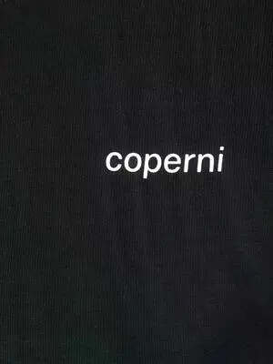 Coperni Logo-print Cotton T-shirt - Black