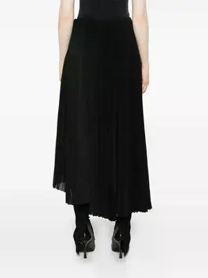Balenciaga Pleated Midi Skirt