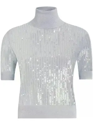 Dolce & Gabbana Sequin-embellished Top - Grey