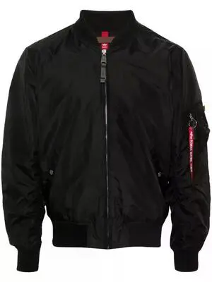 Alpha Industries Zip-sleeve Bomber Jacket - Black