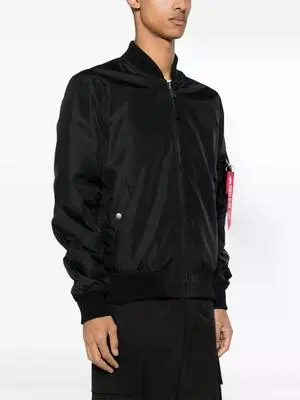 Alpha Industries Zip-sleeve Bomber Jacket - Black