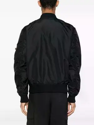 Alpha Industries Zip-sleeve Bomber Jacket - Black