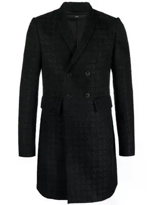 SAPIO Bouclé Double-breasted Coat