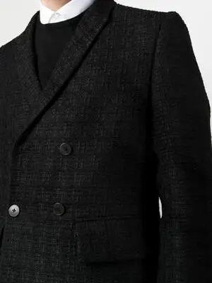 SAPIO Bouclé Double-breasted Coat
