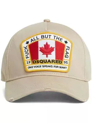 Dsquared2 Baseball Cap With Embroidered Detail - Neutrals
