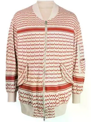 Undercover Graphic-print Zip-up Sweatshirt