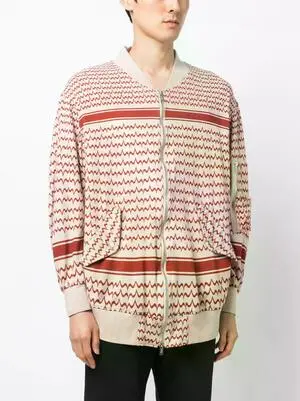 Undercover Graphic-print Zip-up Sweatshirt