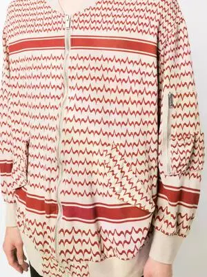 Undercover Graphic-print Zip-up Sweatshirt