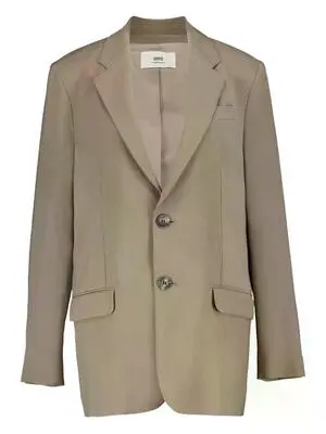 AMI Paris Single-breasted Twill Blazer