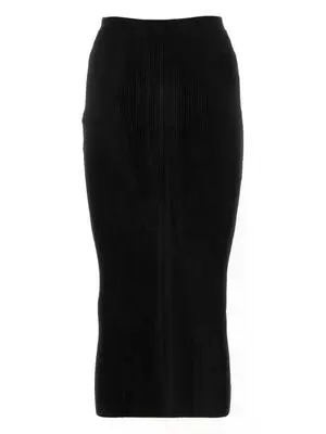 Alexander McQueen Ribbed-knit Pencil Skirt