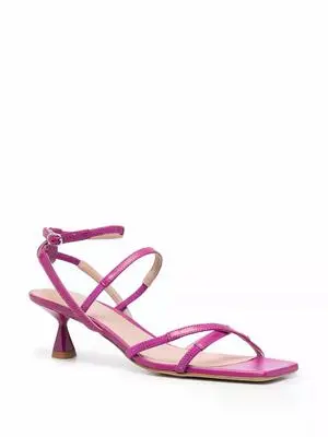 SCAROSSO Sally Leather Sandals