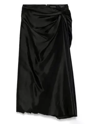 Balenciaga Satin Midi Dress