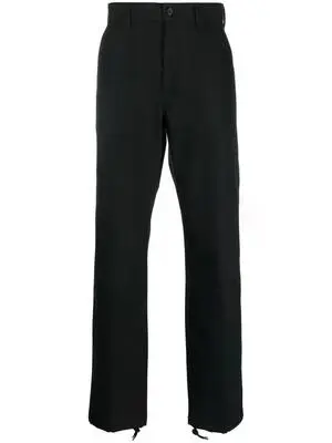 Alexander McQueen Drawstring-hem Cotton Trousers