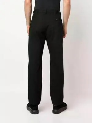 Alexander McQueen Drawstring-hem Cotton Trousers