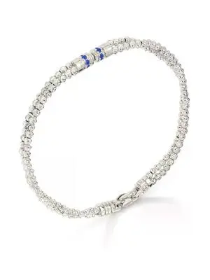 OFFICINA BERNARDI 18kt White Gold Moon Sapphire Bracelet - Silver