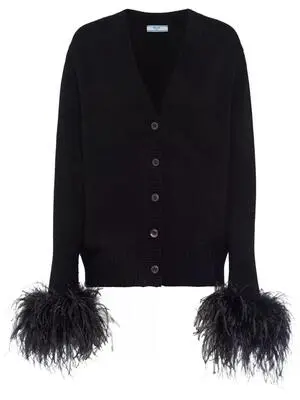 Prada Trimmed Cardigans For Women