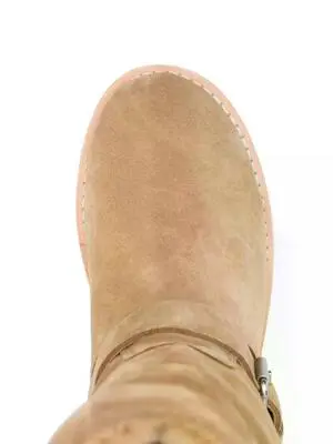Kenzo Leather Shearling Boots