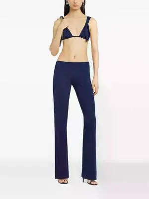 COURREGES Navy Bikini Set With Side Tie Detail