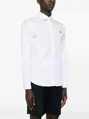 Maison Kitsuné Fox-motif Cotton Shirt