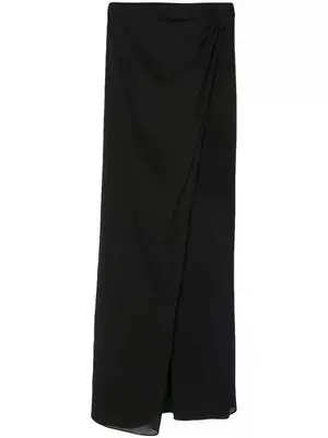 Andamane Draped High-waisted Skirt