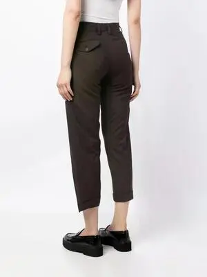 Kolor High-waisted Cropped Trousers