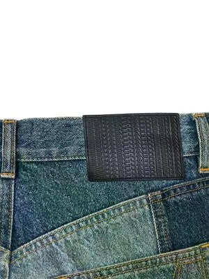 Marc Jacobs Patchwork Cropped Flared Jeans