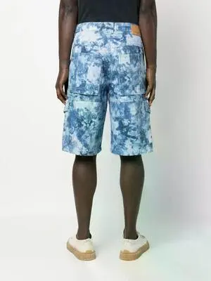 MARANT Bleached-effect Cargo Shorts