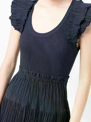 Ulla Johnson Virginia Pleated Midi Dress