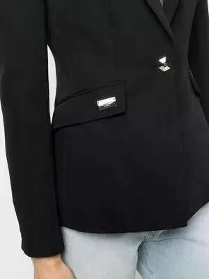Philipp Plein Rhinestone-logo Single-breasted Blazer