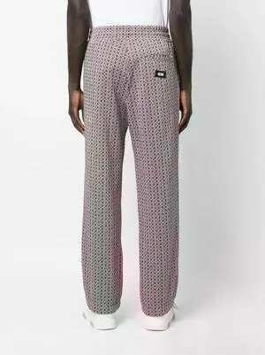 Gcds Logo-jacquard Track Pants