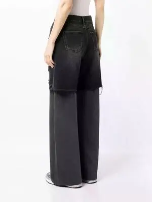 Goen.j Distressed Straight-leg Jeans