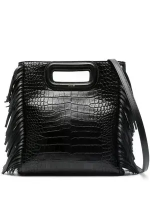 Maje M Bag With Fringed Sides