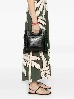 Maje M Bag With Fringed Sides