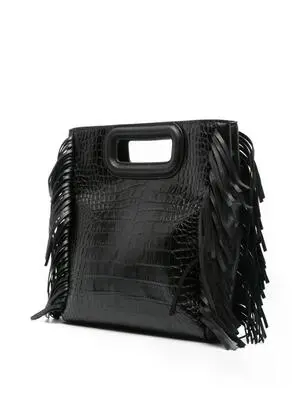 Maje M Bag With Fringed Sides