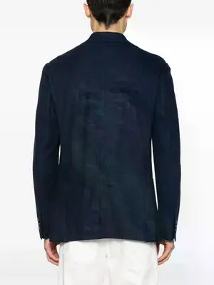 Canali Textured Blazer - Blue