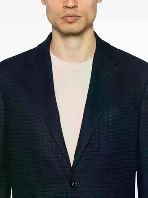 Canali Textured Blazer - Blue