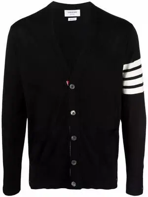 Thom Browne Intarsia-knit 4-bar Stripe Cardigan