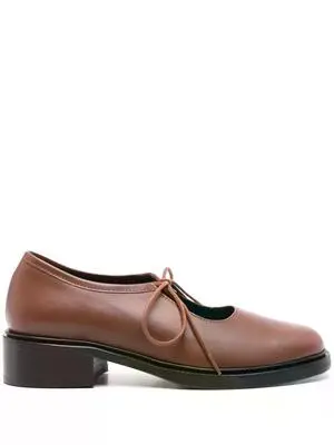 Nicole Saldana Lace Up Flats For Women