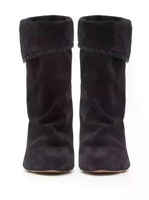 Isabel Marant Étoile Dalby Suede Calfskin Boots - Black