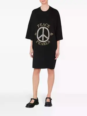 Moschino Logo-print Cotton Dress