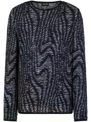 Giorgio Armani Patterned Sweaters For Men