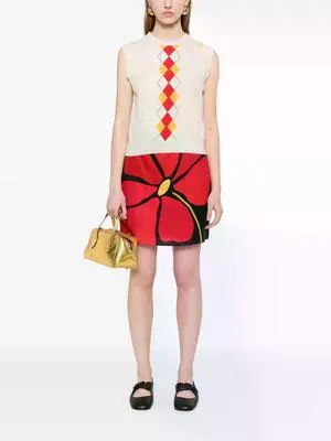 Marni Argyle-pattern Vest - Neutrals