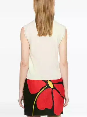 Marni Argyle-pattern Vest - Neutrals