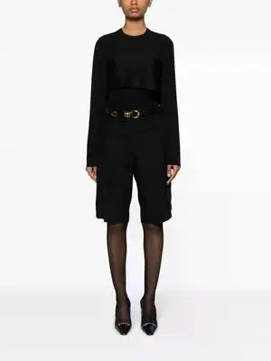 TOTEME Crepe-texture Long-sleeved Top