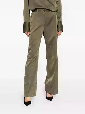 Helmut Lang Satin Straight-leg Trousers