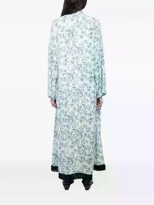 Zadig&Voltaire Floral Print Silk Coat