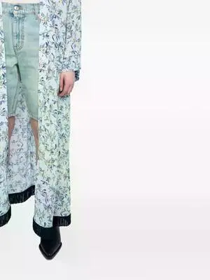 Zadig&Voltaire Floral Print Silk Coat