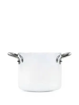 KNINDUSTRIE Glass Pot - White